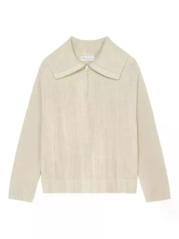 Marc O'polo Zip-neck Collar Sweater