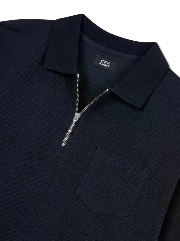 STUDIO TOMBOY Chest-pocket Polo Shirt