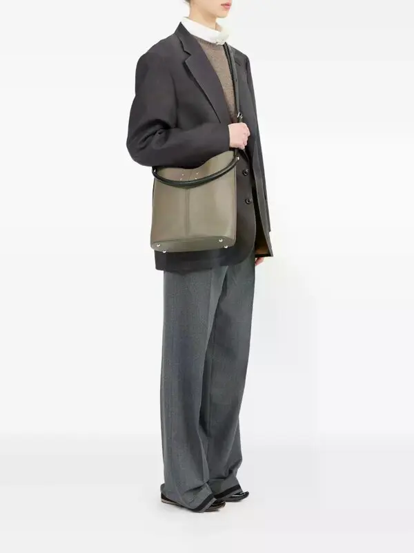 MAISON MARGIELA Dual-strap Leather Shoulder Bag - Green