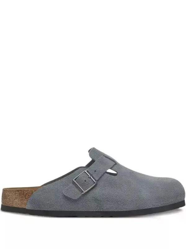 BIRKENSTOCK Boston Basalt Slippers - Grey
