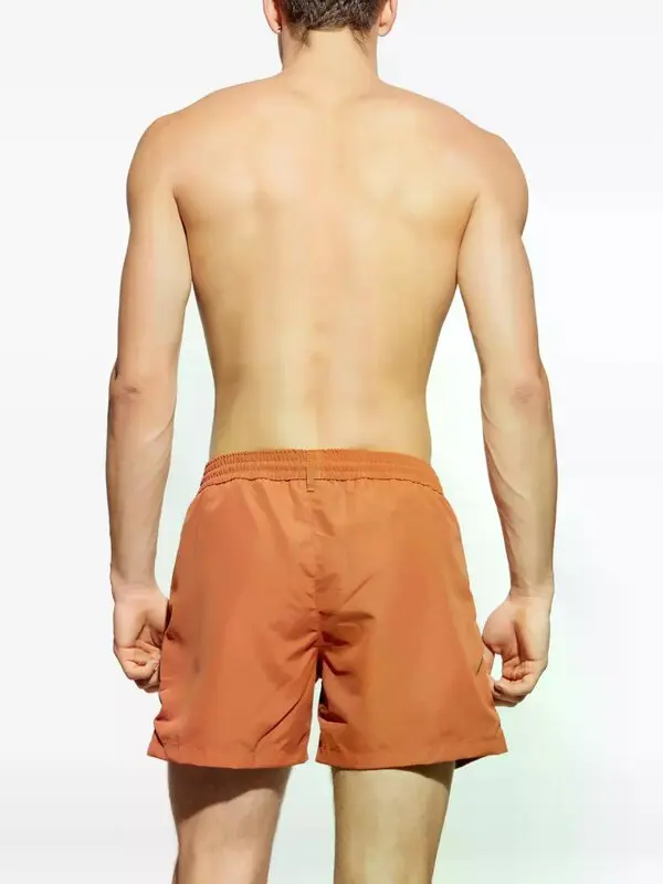 Paul Smith Logo-patch Swim Shorts - Orange
