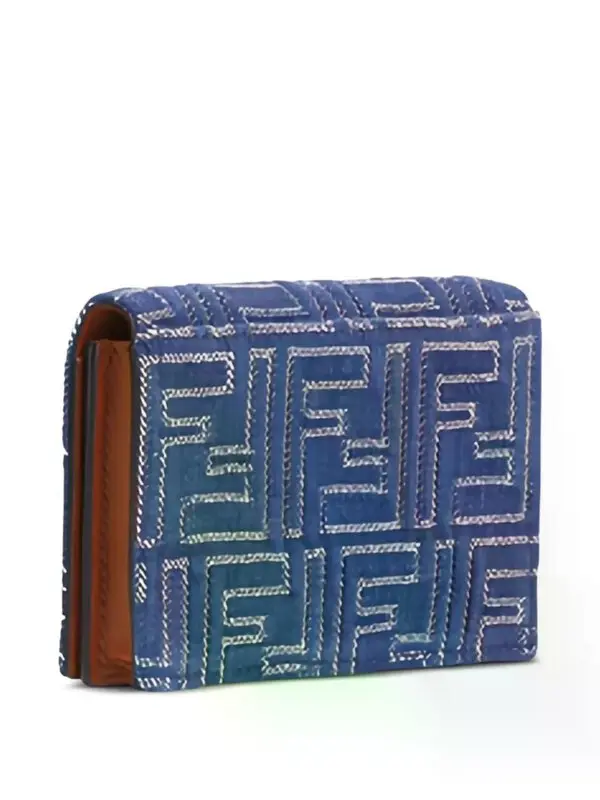 Fendi Ff Jacquard Wallet