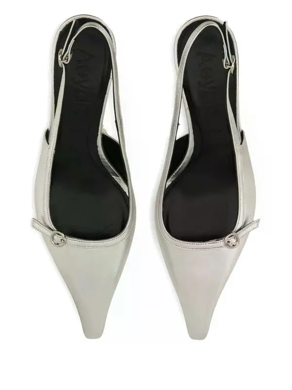 AeydĒ Saba Pointed-toe Slingback Pumps