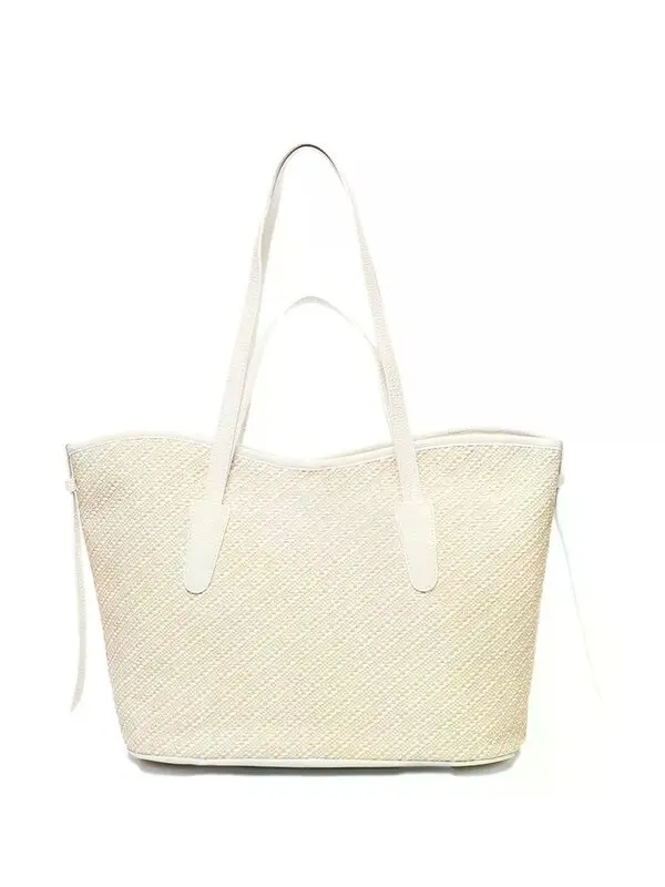 COCCINELLE Woven Diagonal-pattern Tote Bag