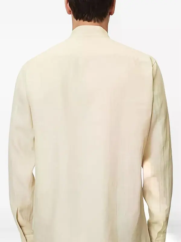 Marc O'polo Band-collar Button-up Shirt