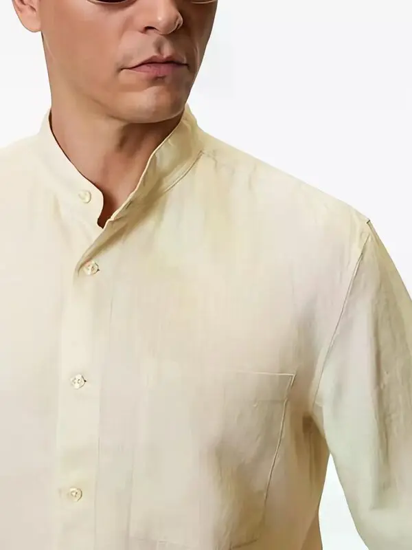 Marc O'polo Band-collar Button-up Shirt
