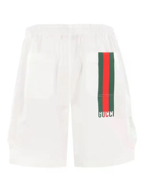 Gucci Web Stripe Cargo Shorts