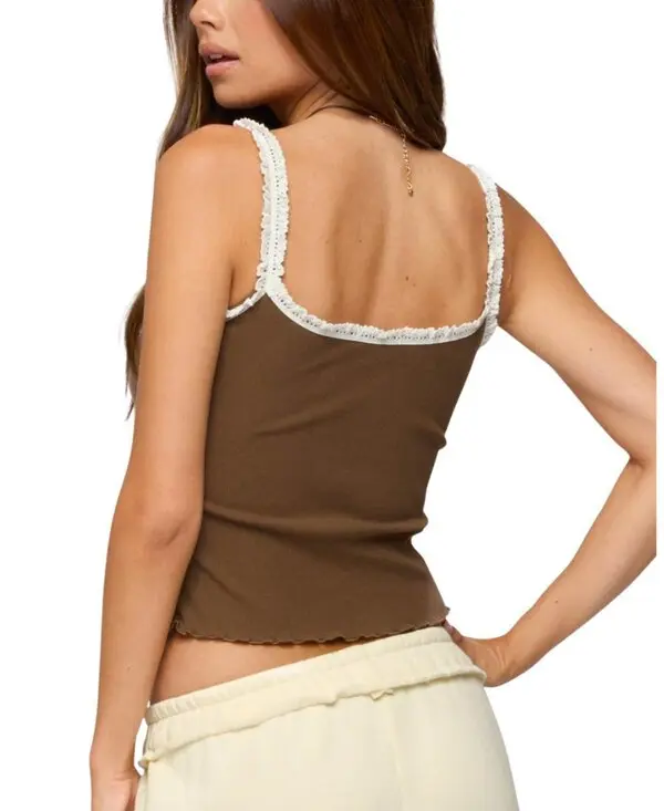 EDIKTED Nashville Cowboy Graphic Tank Top