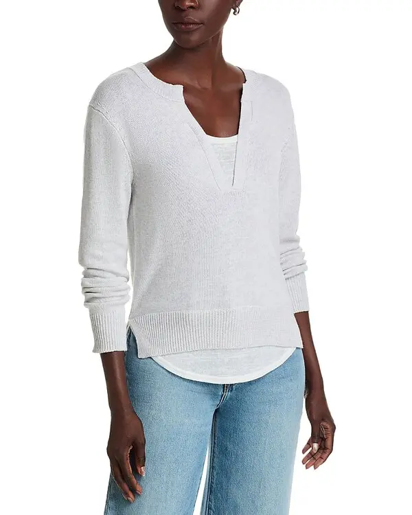 Elan V-neck Layered Sweater