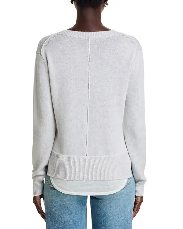 Elan V-neck Layered Sweater