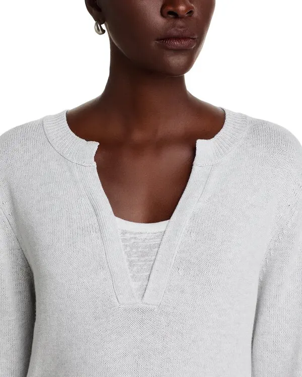 Elan V-neck Layered Sweater