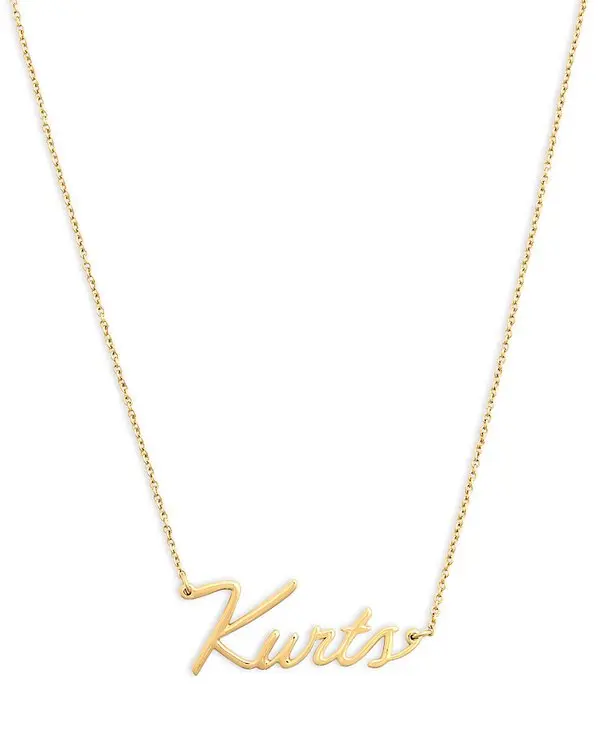 Kurt Geiger Motel Kurts Necklace - Gold