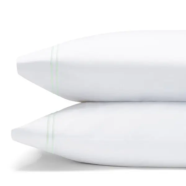 SFERRA Grande Hotel King Pillowcase, Pair - White/mist