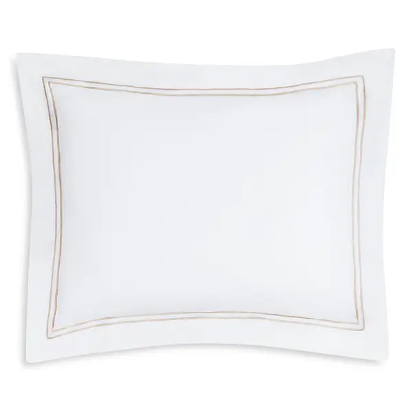 SFERRA Grande Hotel Standard Sham - White/taupe