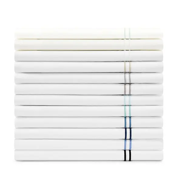 SFERRA Grande Hotel Flat Sheet, Full/queen - White/mist