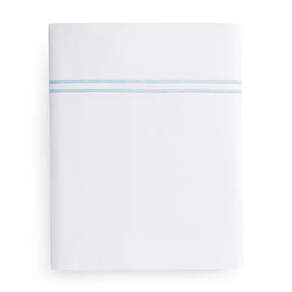 SFERRA Grande Hotel Flat Sheet, King - White/blue