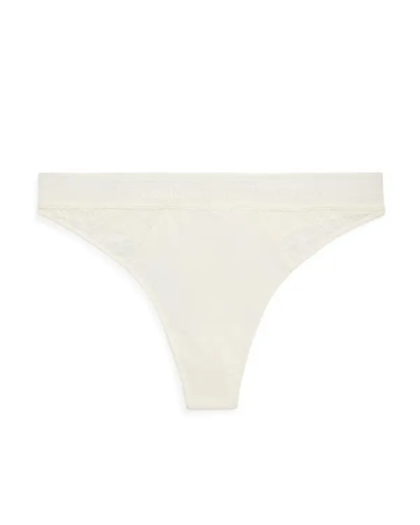 Polo Ralph Lauren Logo Thong - Egret