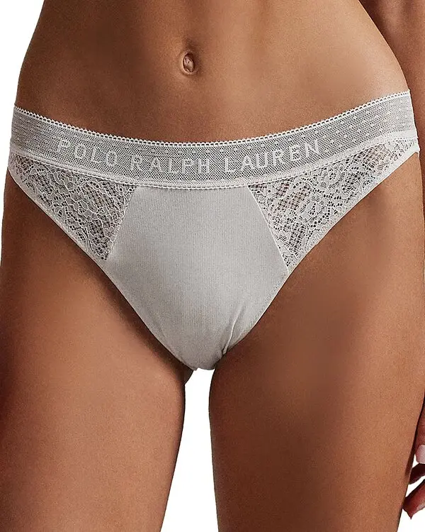 Polo Ralph Lauren Logo Lace Bikini - Garden Rose