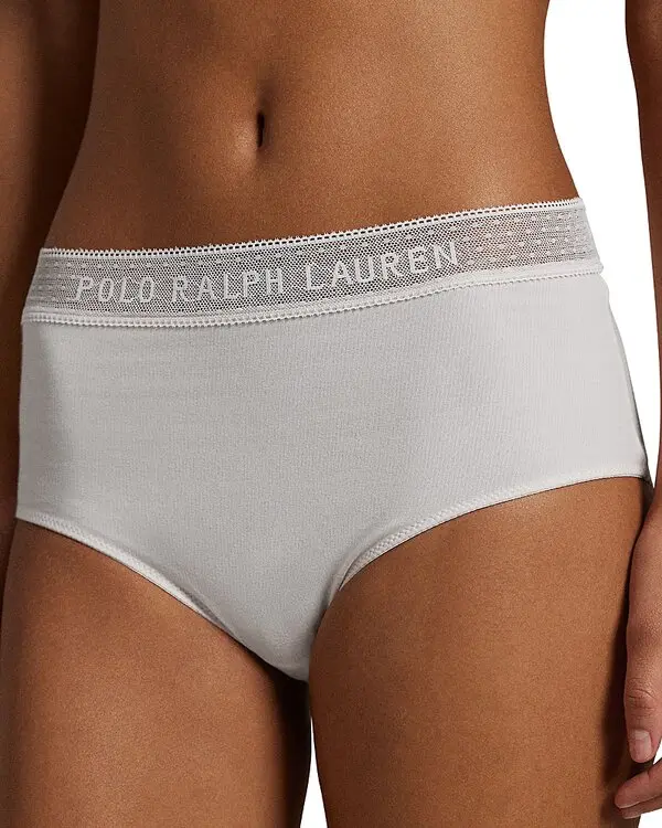 Polo Ralph Lauren Logo Boyshort - Garden Rose