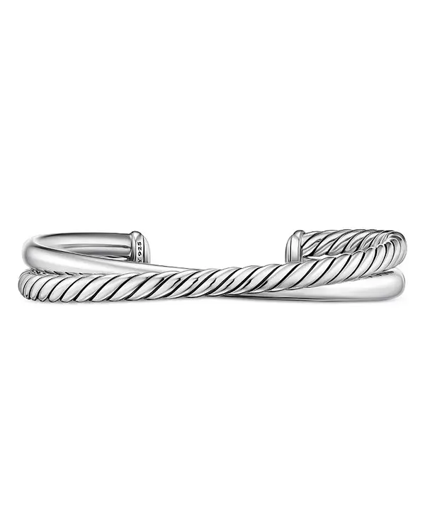 David Yurman Crossover Cuff Bracelet - Silver