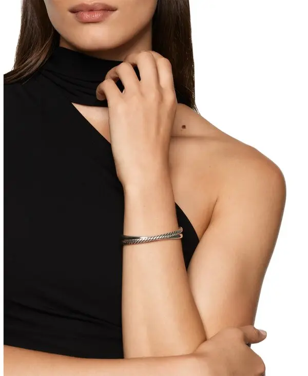 David Yurman Crossover Cuff Bracelet - Silver
