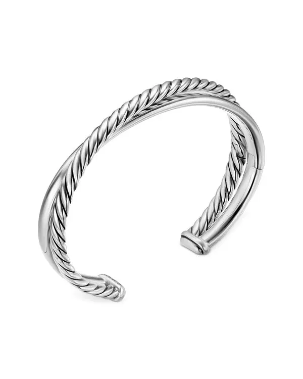 David Yurman Crossover Cuff Bracelet - Silver