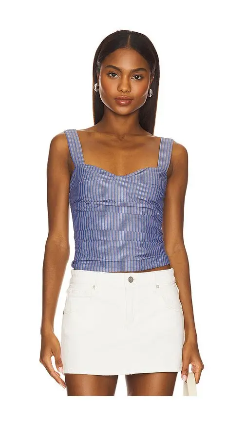 Lioness Cobain Corset Top - Blue