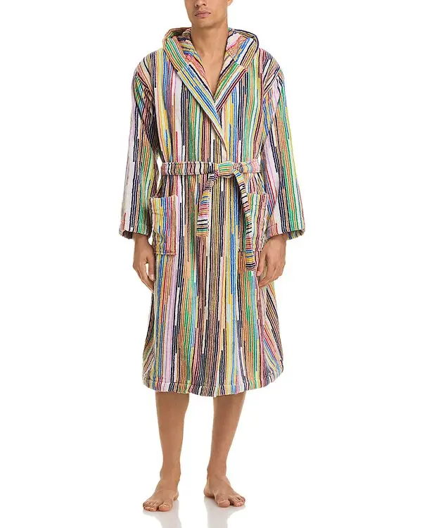 Missoni Melody Cotton Terry Bathrobe - -black
