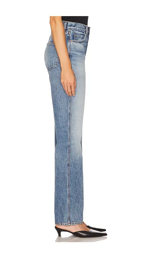 GRLFRND Graham High Rise Straight Jeans