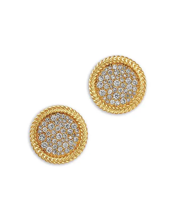 Bloomingdale'S Diamond Stud Earrings 0.50 Tcw - Gold