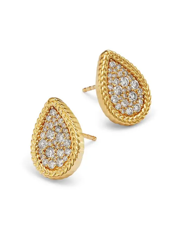 Bloomingdale'S Diamond Pear Stud Earrings