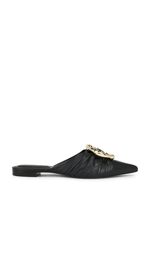 Simkhai Belle Leather Pointed Toe Mule