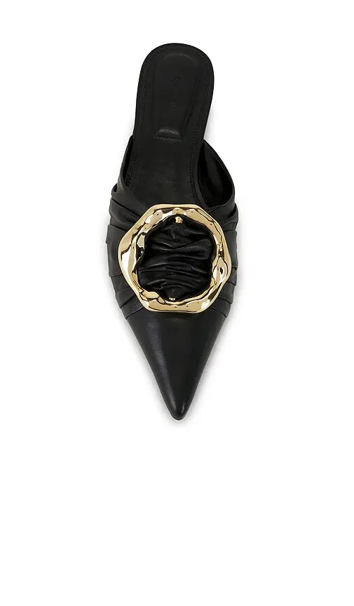 Simkhai Belle Leather Pointed Toe Mule