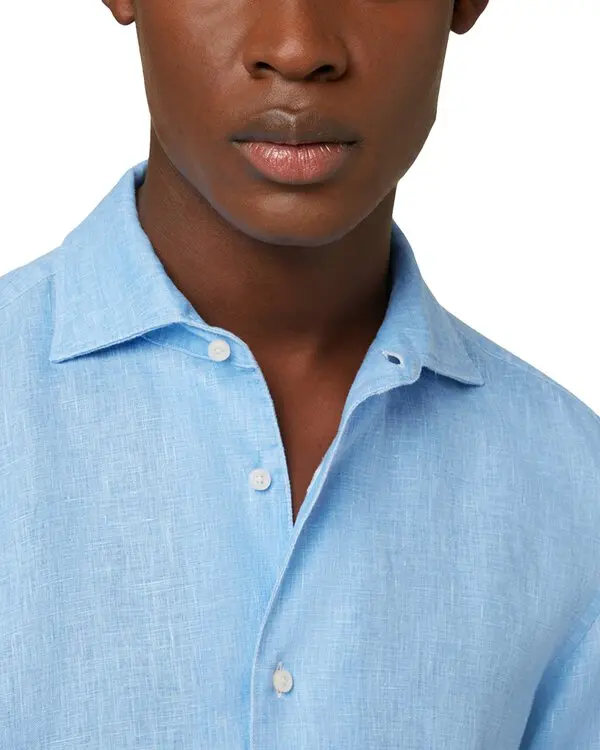 Boggi Milano Button Down Linen Shirt