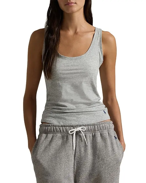 Polo Ralph Lauren Ribbed Tank Top - Heather Grey