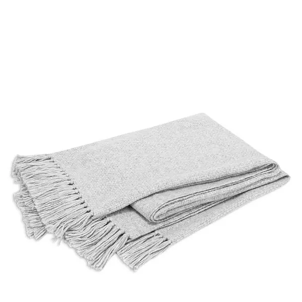 MATOUK Lanza Baby Alpaca Throw - Silver