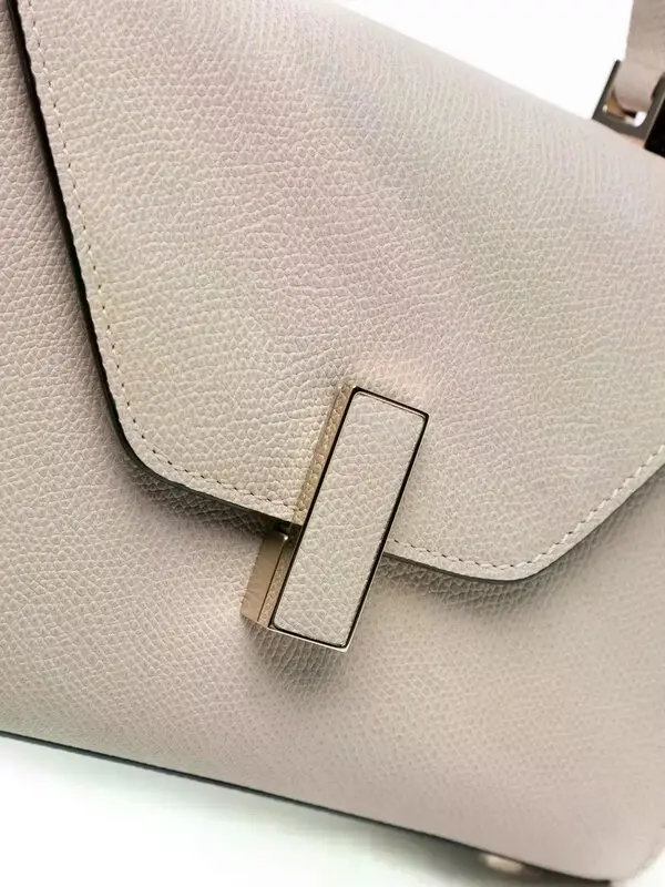 VALEXTRA Iside Leather Tote Bag