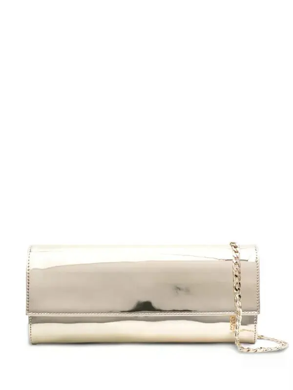 CASTAGNA Metallic Leather Clutch