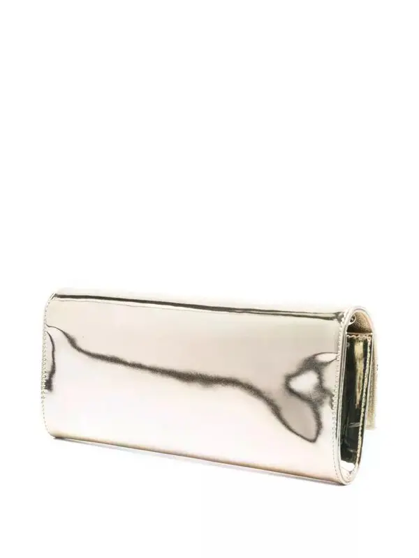 CASTAGNA Metallic Leather Clutch