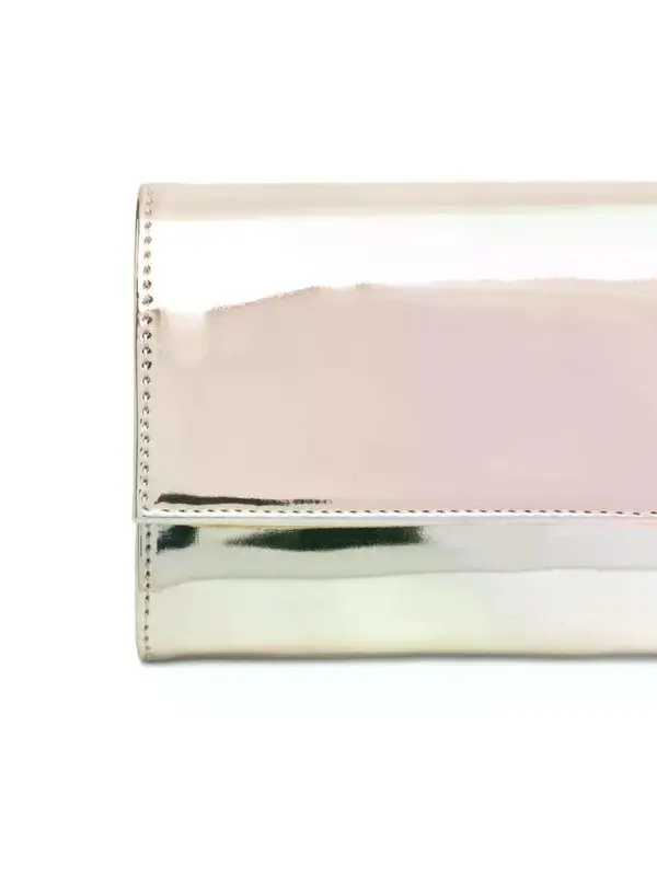 CASTAGNA Metallic Leather Clutch