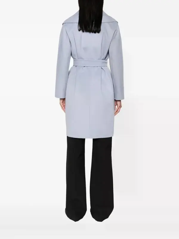 Max Mara Belted Wool Wrap Coat
