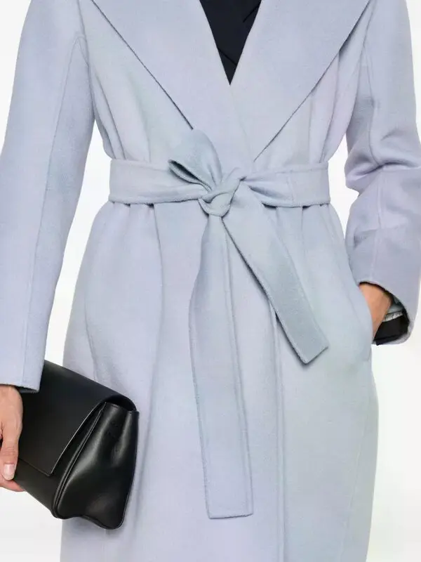 Max Mara Belted Wool Wrap Coat