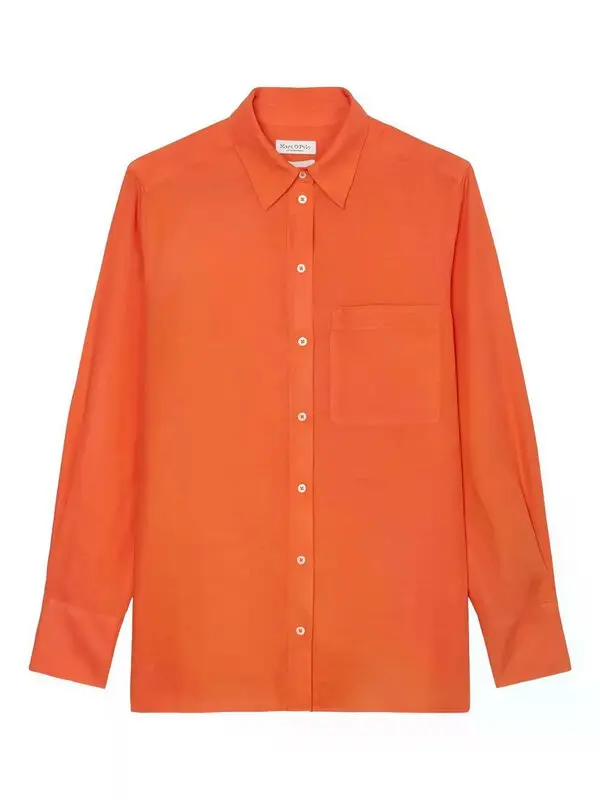 Marc O'polo Long-sleeve Button-up Shirt - Orange