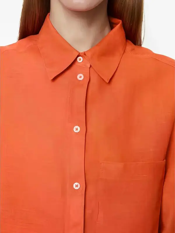 Marc O'polo Long-sleeve Button-up Shirt - Orange