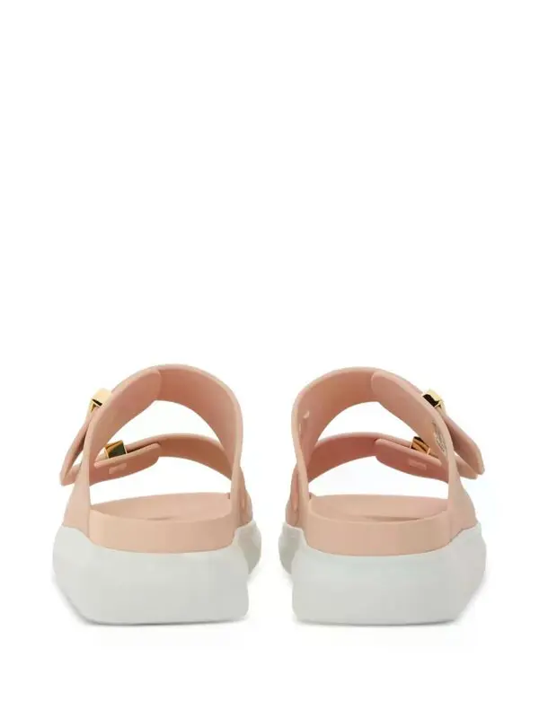 Alexander McQueen Double-buckle Slides - Pink