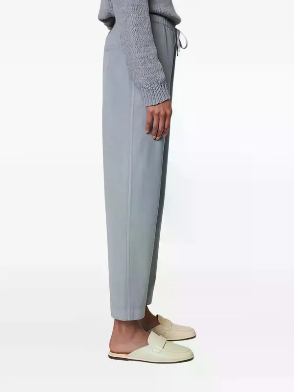 Marc O'polo Drawstring Cropped Trousers - Blue