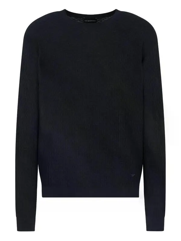 Emporio Armani Waffle-knit Sweater