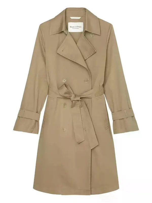 Marc O'polo Double-breasted Belted Trench Coat