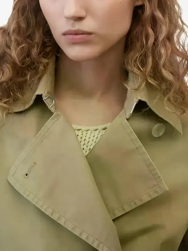 Marc O'polo Double-breasted Belted Trench Coat