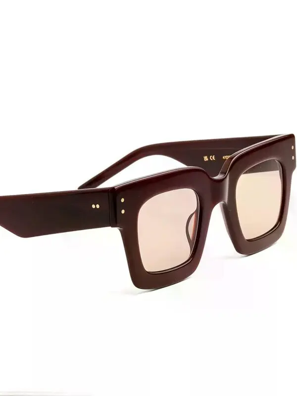 KALEOS Wren Square-frame Sunglasses - Brown